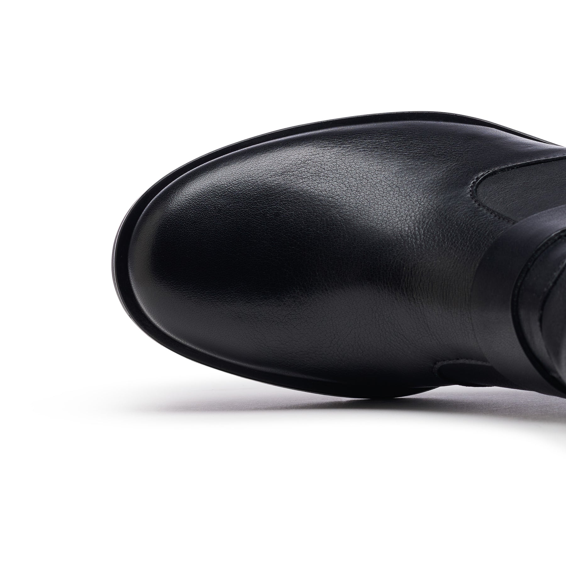 Wyatt Boot in Black Washed Leather Rocker-Chic – Paulgreenshoes.com